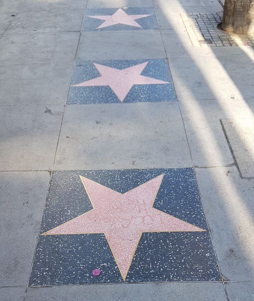 The amazing sidewalks of Hollywood - Ken Ritley
